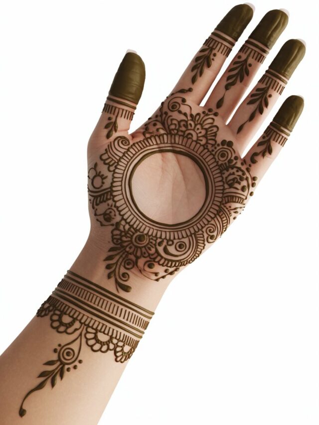 41 Best Circle mehndi design