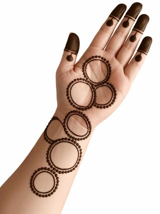41 Best Circle mehndi design