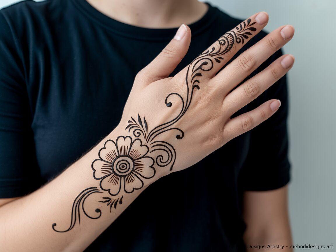 41 Simple arabic mehndi design ideas