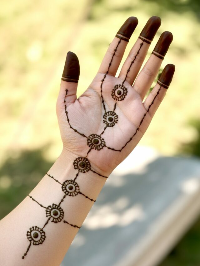 TOP 41 Simple full hand mehndi design