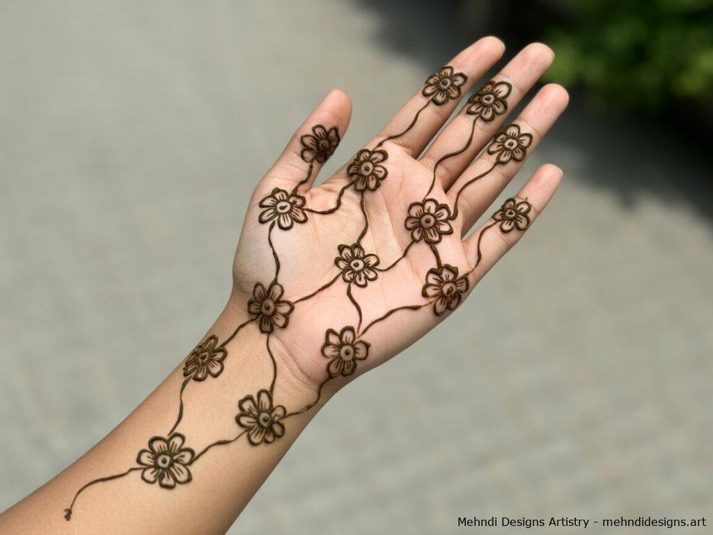TOP 41 Simple full hand mehndi design