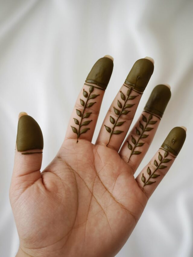Best Easy Simple Finger Mehndi Design