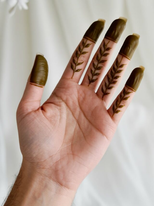 Best Easy Simple Finger Mehndi Design