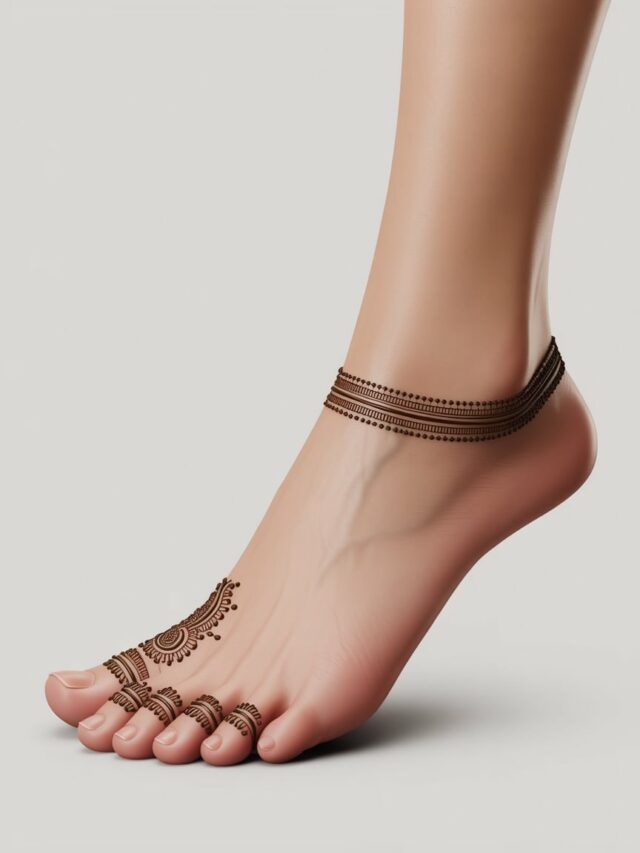 41 Best Foot Mehndi Design Simple