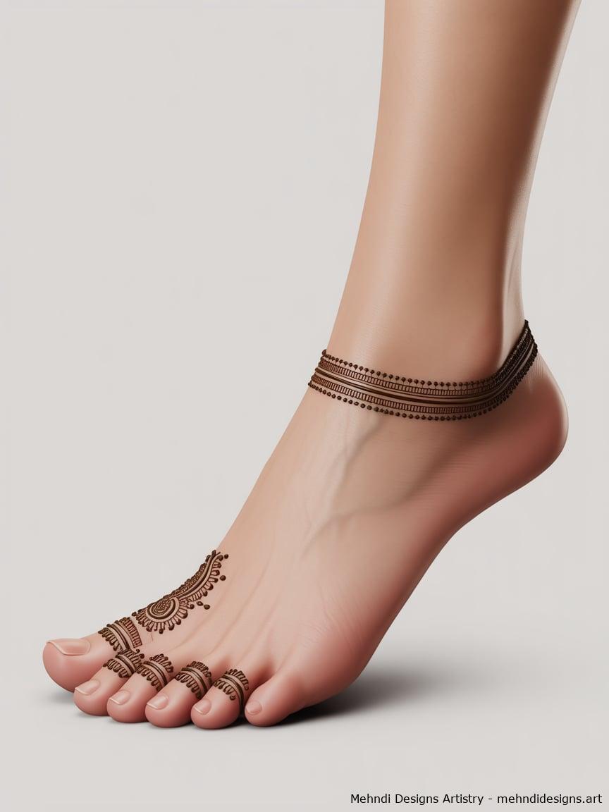 41 Best Foot Mehndi Design Simple