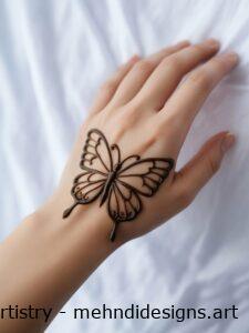 Best butterfly mehndi design 2025
