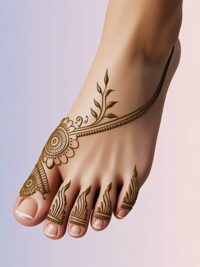 41 Best Foot Mehndi Design Simple