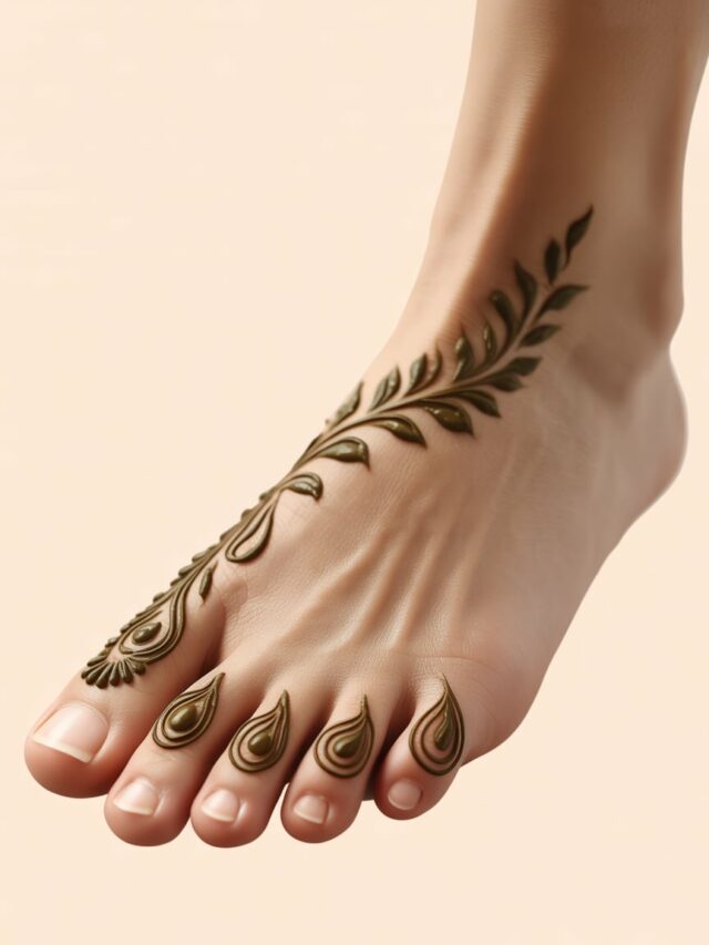 41 Best Foot Mehndi Design Simple