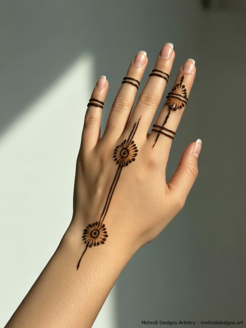 Best Easy Simple Finger Mehndi Design